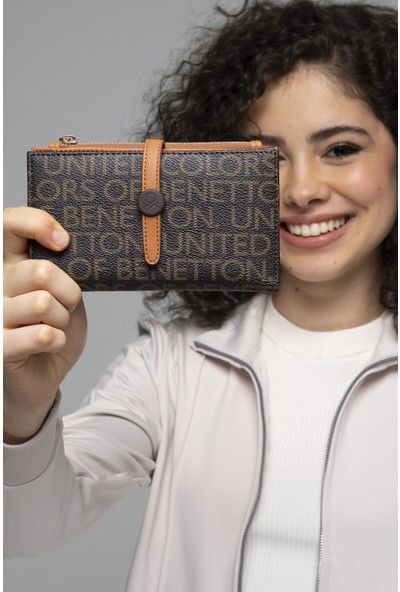 Benetton Kadın Cüzdan Kahve BNT740