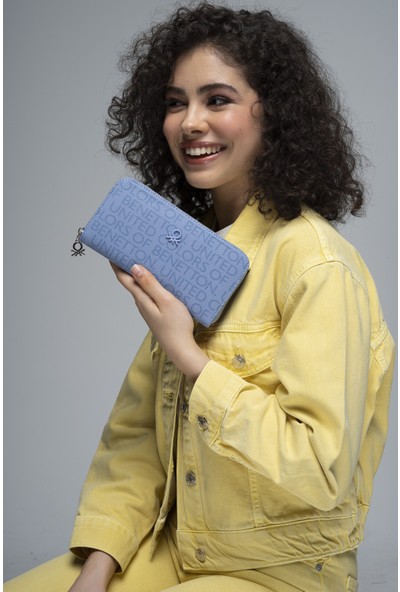 Benetton Kadın Cüzdan Mavı BNT745