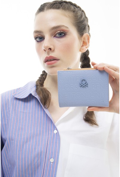 Benetton Kadın Cüzdan Mavı BNT730