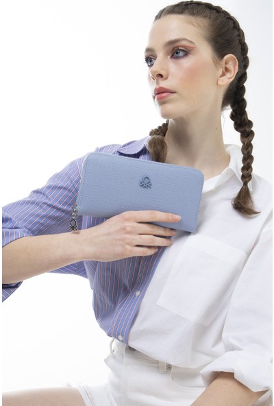 Benetton Kadın Cüzdan Mavı BNT737