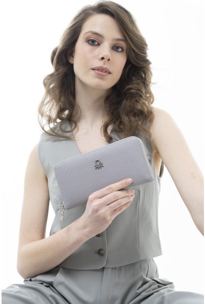 Benetton Kadın Cüzdan A.gri BNT737