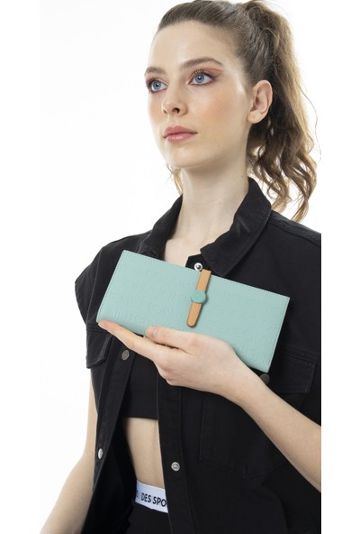 Benetton Kadın Cüzdan Su Yeşilı BNT732