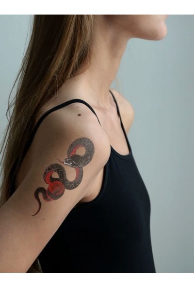 Mecit Tuhafiye Yılan Mini Dövme Mecit Tuhafiye Yılan Mini Dövme