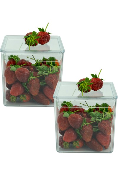 Primanova Kapaklı Buzdolabı ve Dolap Raf Düzenleyici M-E73-10-16 2'li Set Primanova Kapaklı Buzdolabı ve Dolap Raf Düzenleyici M-E73-10-16 2'li Set