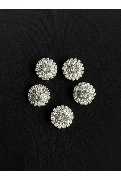 Dream Style Taşlı Düğme 5'li Set K Parlak Parlak Düğme K5