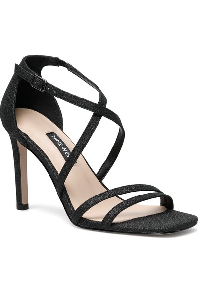 Nine West Beral 2fx Siyah Kadın Topuklu Sandalet