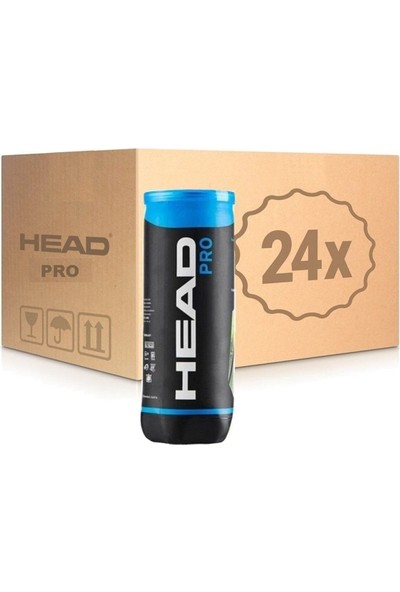 Head Pro Koli Tenis Topu – 3’lü 24 Kutu