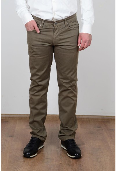 Morven 21MS003029 Erkek Haki Pantolon