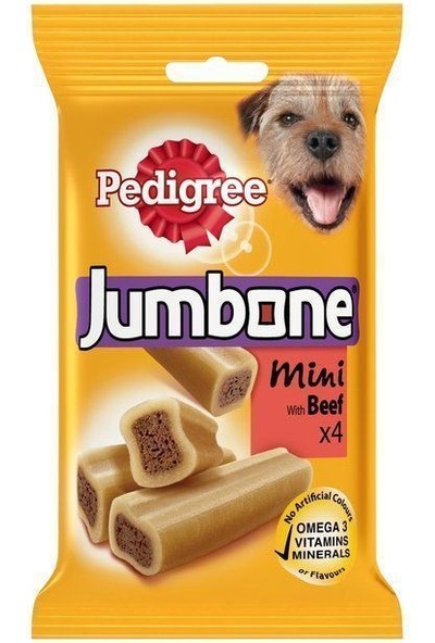 Pedigree Jumbone Mini (Beef) Köpek Ödülü 160 Gr. Pedigree Jumbone Mini (Beef) Köpek Ödülü 160 Gr.