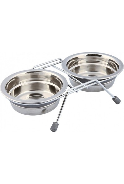 Trixie Mama Su Kabı, Tıkırtısız, Paslanmaz Çelik, 2 x 0,25 Lt/ø 1