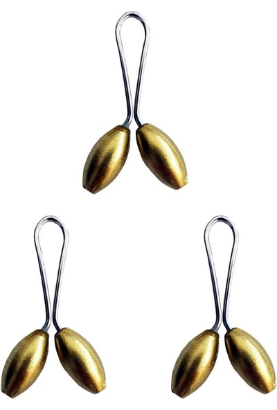 3 Adet Tesettür Eşarp ve Şal Klipsi Sarı