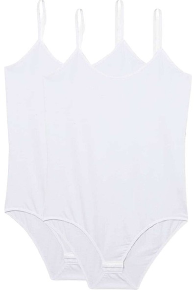 Royaleks 2 Adet Battal Beden Ip Askılı Kadın Çıtçıtlı Body Beyaz Royaleks 2 Adet Battal Beden Ip Askılı Kadın Çıtçıtlı Body Beyaz