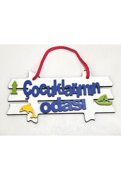 Yeni Hayat Dekorasyon Çoçuklarımın Odası Kapı Süsü
