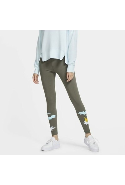 Nike Sportswear Nsw Yeşil Kadın Taytı DJ1080-380-380