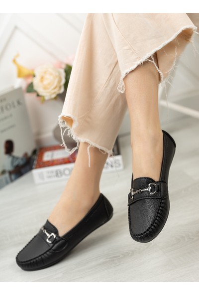 Babet - Siyah Cilt - Ayakkabı Havuzu