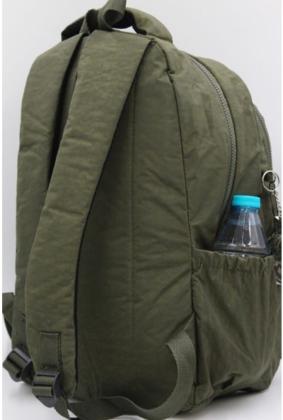 Krinkıl Su Geçirmez Kumaş Unisex Siyah Okul Sırt Çantası Krinkıl Su Geçirmez Kumaş Unisex Siyah Okul Sırt Çantası