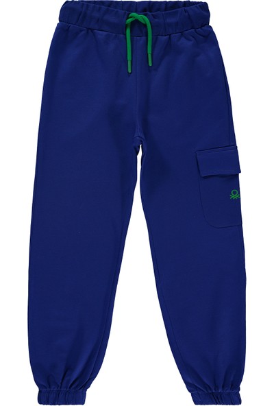 Benetton Kız Çocuk Eşofman Altı 4-13 Yaş Mavi