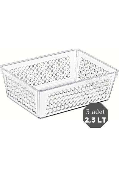 Nandy Home 2,3 lt Handy Buzdolabı & Dolap İçi Düzenleyici Organizer 3 Adet 23. 5 x 15 .5 x 6 cm Nandy Home 2,3 lt Handy Buzdolabı & Dolap İçi Düzenleyici Organizer 3 Adet 23. 5 x 15 .5 x 6 cm