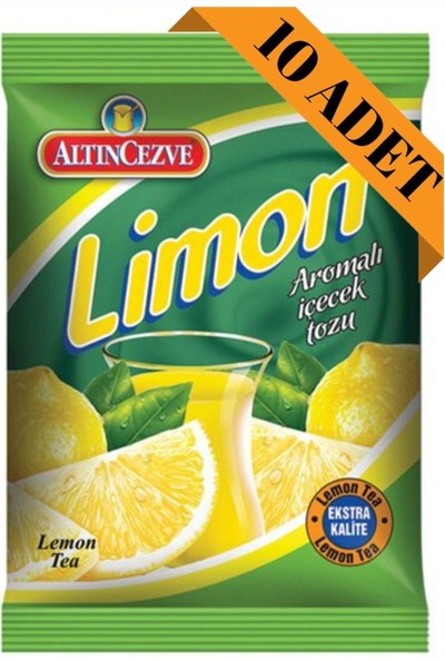 Altıncezve Limon Aromalı İçecek Tozu 300 gr 10'lu Altıncezve Limon Aromalı İçecek Tozu 300 gr 10'lu