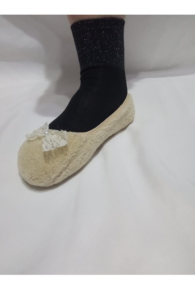 Eliz Butik Home Ev Içi Peluş Patik Peluş Babet Patik