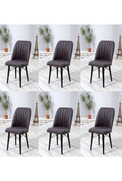 Cassano 1.sınıf Kare Gold Sandalye 6 Adet Siyah Cassano 1.sınıf Kare Gold Sandalye 6 Adet Siyah