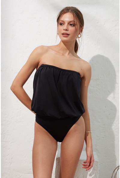 Pierre Cardin Maya Straplez Tankini Siyah 221506