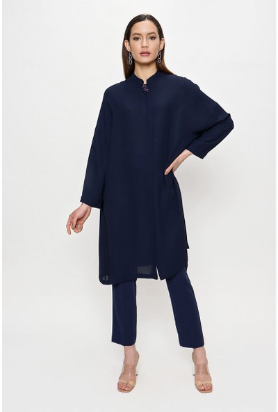 Aker 15312111 Rahat Kesim Yakası Işleme Detaylı Tunik