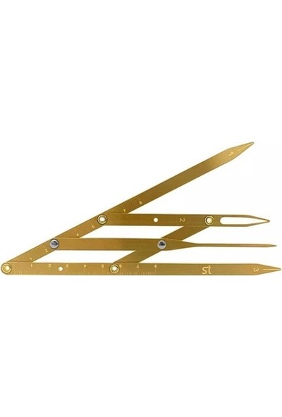 Elllea Nail Altın Oran Cetvel Gold Paslanmaz Çelik Elllea Nail Altın Oran Cetvel Gold Paslanmaz Çelik