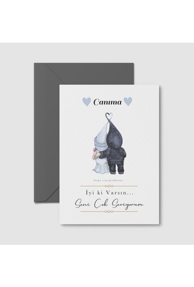 Hrs kartpostal - Tebrik Kartı & Zarf