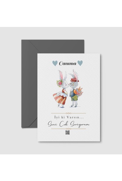 Hrs kartpostal - Tebrik Kartı & Zarf