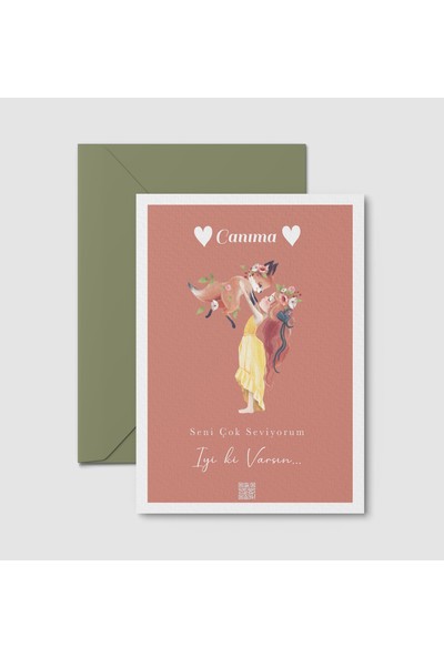 Hrs kartpostal - Tebrik Kartı & Zarf