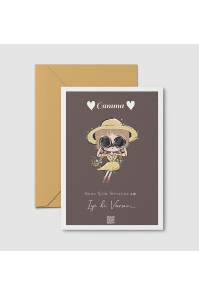 Hrs kartpostal - Tebrik Kartı & Zarf