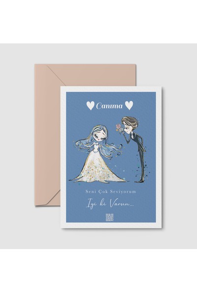 Hrs kartpostal - Tebrik Kartı & Zarf