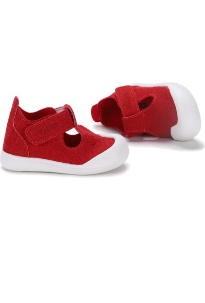 Vicco 950.22Y.261 Loro Okul Kreş Kız/erkek Çocuk Ilk Adım Ayakkabı Kırmızı