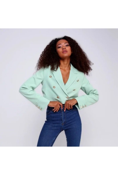 Sunshine Lady Kadın Crop Ceket