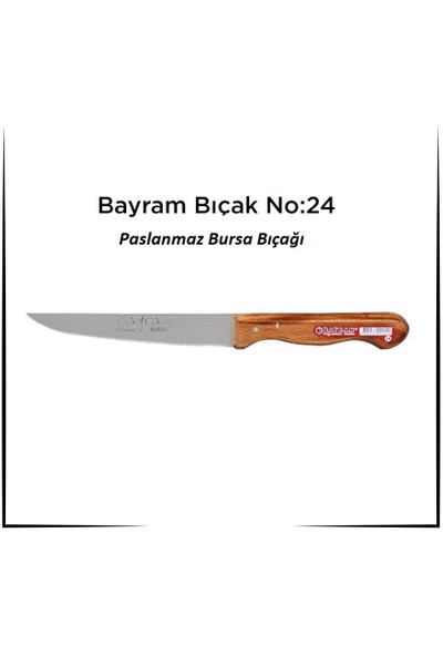 Xnews Bursa Bıçağı Bayram Kurban Bıçağı Yemek Bıçağı No : 24-
