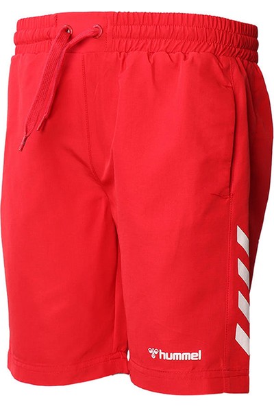 Hummel 950015-1301 Regular Fit Baskılı Kırmızı Erkek Çocuk Şort Mayo