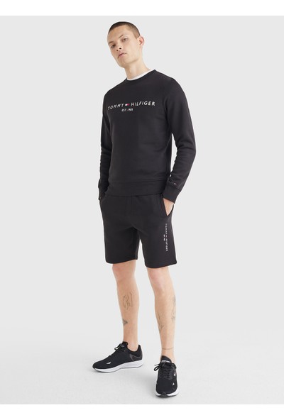 Tommy Hilfiger Normal Bel Düz Siyah Erkek Sweat Şort - MW0MW22198BDS Tommy Hilfiger Normal Bel Düz Siyah Erkek Sweat Şort - MW0MW22198BDS