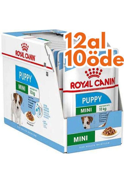 Royal Canin Pouch Mini Puppy Yavru Köpek Yaş Maması 85 gr - Box - 12 Al 10 Öde Royal Canin Pouch Mini Puppy Yavru Köpek Yaş Maması 85 gr - Box - 12 Al 10 Öde