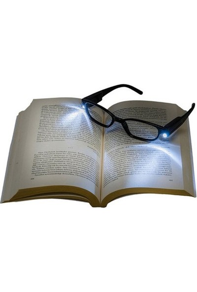 Moda Yedi Işıklı Kitap Okuma Gözlük, LED Işıklı Camsız Gözlük Moda Yedi Işıklı Kitap Okuma Gözlük, LED Işıklı Camsız Gözlük