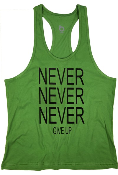 Bluu Nevernever2 Fitness Gym Tank Top Sporcu Atleti