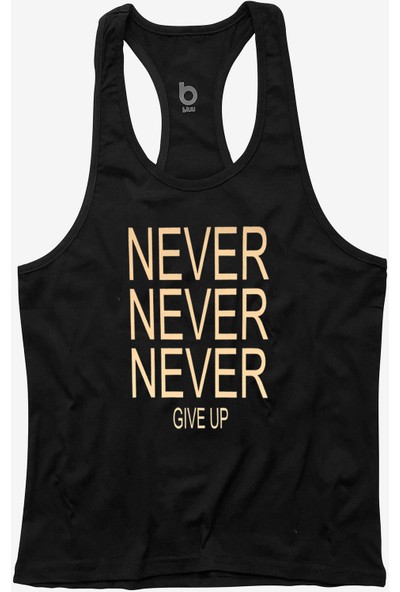 Bluu Nevernever2 Fitness Gym Tank Top Sporcu Atleti