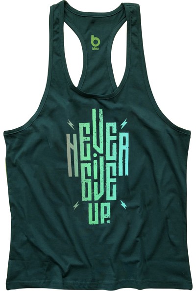 Bluu Ngup-W Fitness Gym Tank Top Sporcu Atleti