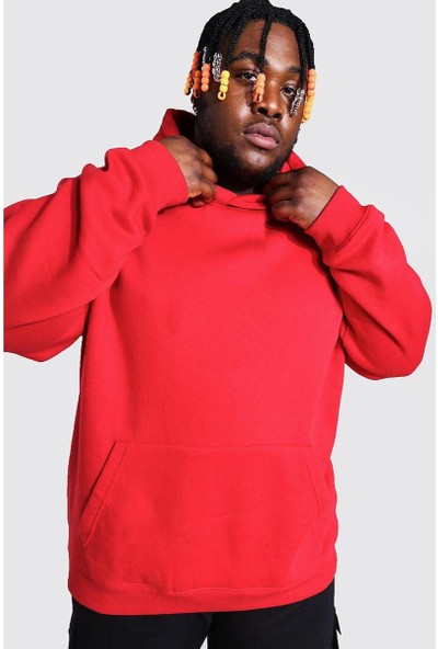 Soufeel Unisex Kırmızı Kurusu Kapüşonlu Sweatshirt Soufeel Unisex Kırmızı Kurusu Kapüşonlu Sweatshirt