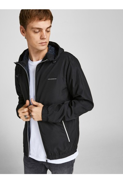 Jack & Jones 12203438_Jorjungle Jacket Düz Yaka Normal Kalıp Siyah Erkek Mont Jack & Jones 12203438_Jorjungle Jacket Düz Yaka Normal Kalıp Siyah Erkek Mont