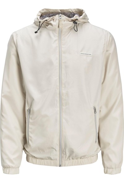 Jack & Jones 12203438_Jorjungle Jacket Düz Yaka Normal Kalıp Krem Erkek Mont Jack & Jones 12203438_Jorjungle Jacket Düz Yaka Normal Kalıp Krem Erkek Mont