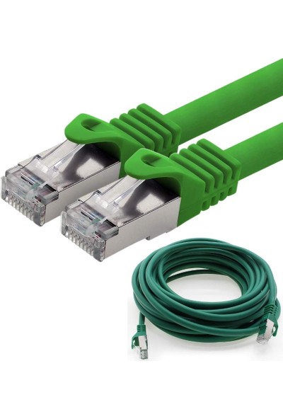 IRENIS CAT7 S/FTP Ethernet (Network, LAN) Kablosu, Yeşil, 25 cm IRENIS CAT7 S/FTP Ethernet (Network, LAN) Kablosu, Yeşil, 25 cm