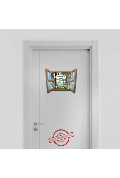 Elfida Design Erkek Çocuk Odası Özel Kesim Ahşap Kapı Süsü ELF-2312018 Elfida Design Erkek Çocuk Odası Özel Kesim Ahşap Kapı Süsü ELF-2312018