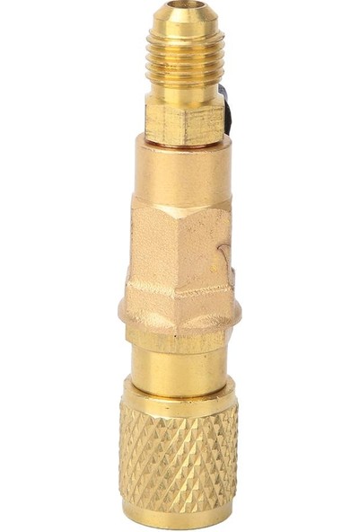 Guangdong Spirit Pirinç R22 Soğutma Küresel Vana Adaptörü 45BAR Soğutucu Küresel Vana Konektörü G1/4''