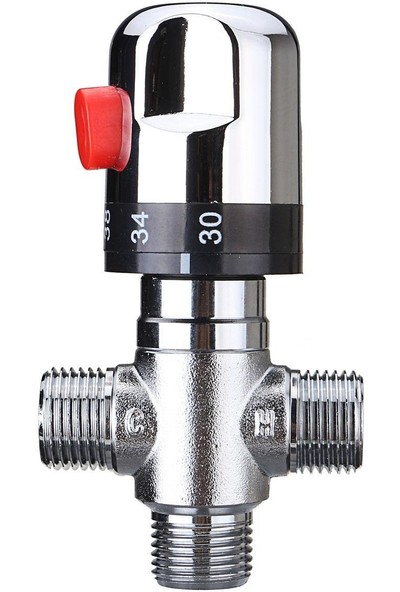 Guangdong Spirit Su Isıtıcı Duş Kontrol Mikser Için 15MM Sıcak / Soğuk Termostatik Karışım Vanası